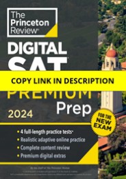 PPT – PDF Princeton Review Digital SAT Prep, 2024: 3 Practice Tests ...