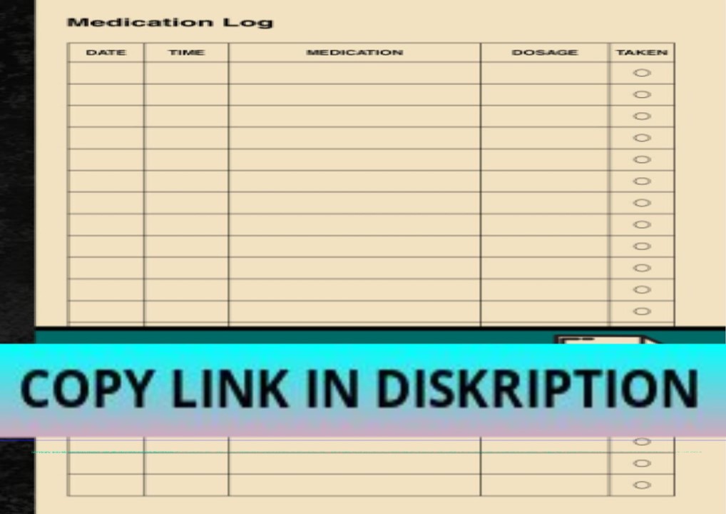 PPT – [PDF READ] Free Medication Log Book: Simple Medication Logbook ...
