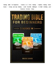 PPT – PDF Trading Bible For Beginners - 3 books in 1: Forex Trading ...
