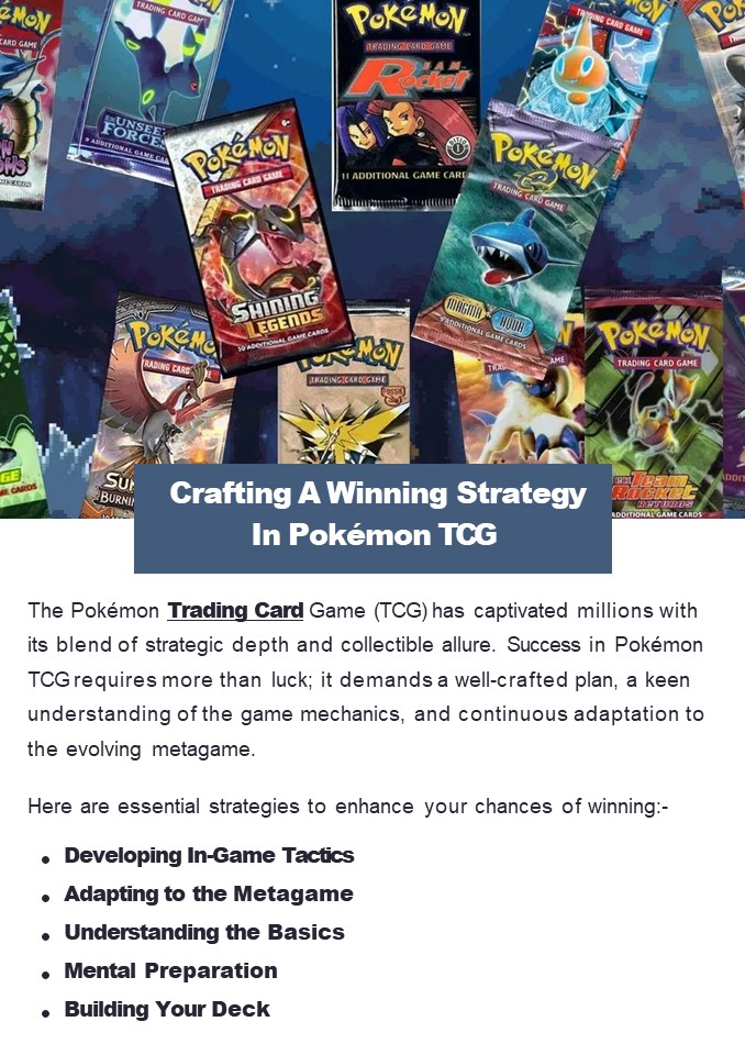 Crafting A Winning Strategy In Pokémon TCG presentation | free to download