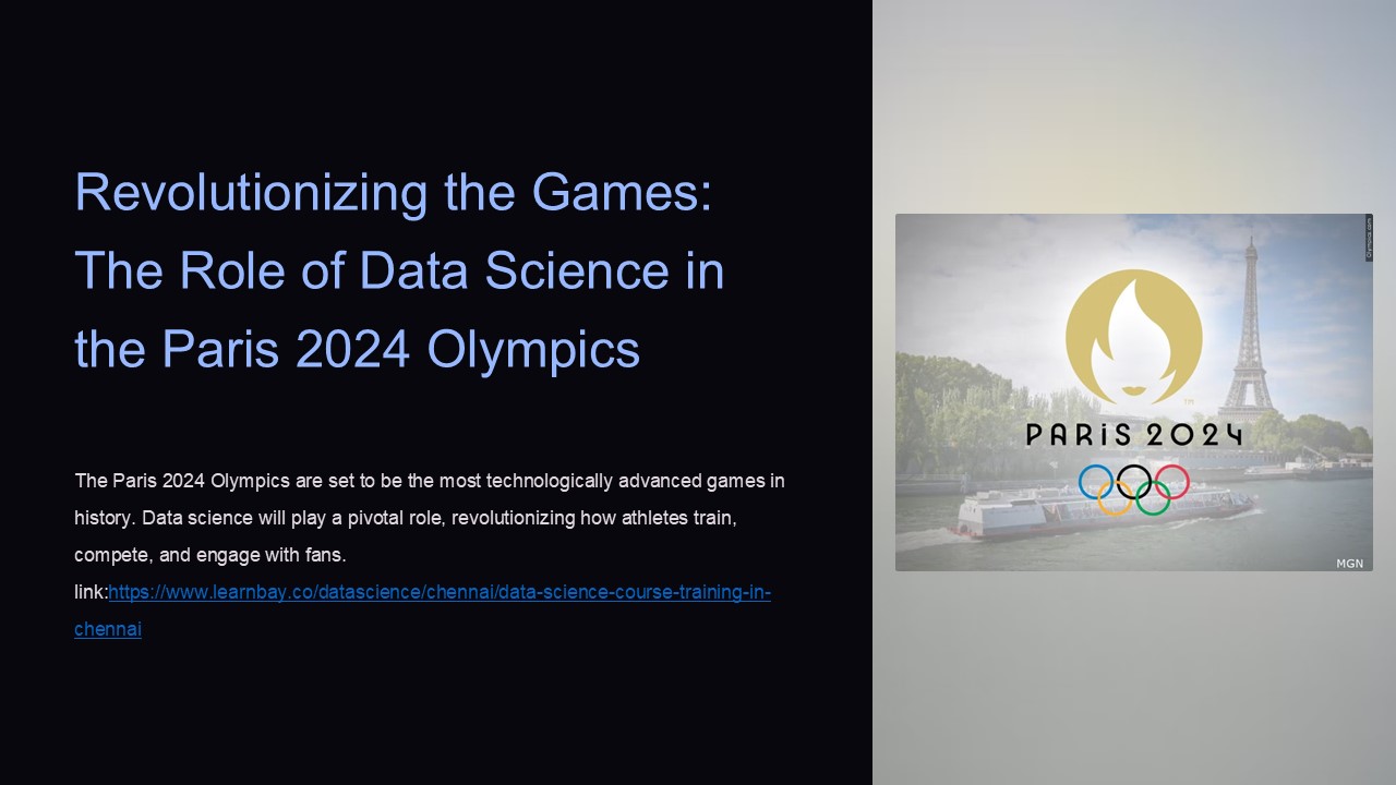 Revolutionizing the Games: The Role of Data Science in the Paris 2024 ...