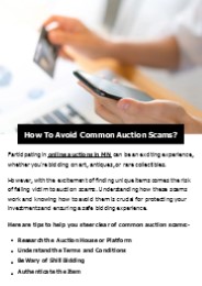 PPT – How To Avoid Online Auction Scams? PowerPoint presentation | free ...