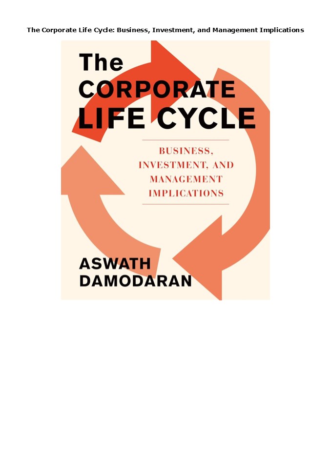PPT – Pdf⚡️(read ️online) The Corporate Life Cycle: Business ...