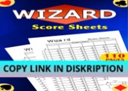 PPT – PDF/DOWNLOAD Wizard Score Sheets: Wizard Card Game - 6 × 9 in ...