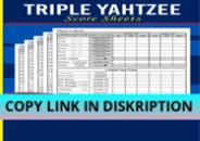 PPT – PDF_ Yahtzee Score Sheets: 700+ Score Games for Scorekeeping ...