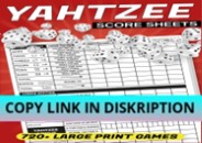 PPT – PDF_ Yahtzee Score Sheets: 700+ Score Games for Scorekeeping ...
