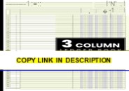 PPT – Pdf Ledger Notebook: 3 Column Accounting Ledger Book ...