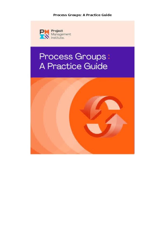 PPT – [PDF] DOWNLOAD Process Groups: A Practice Guide PowerPoint ...