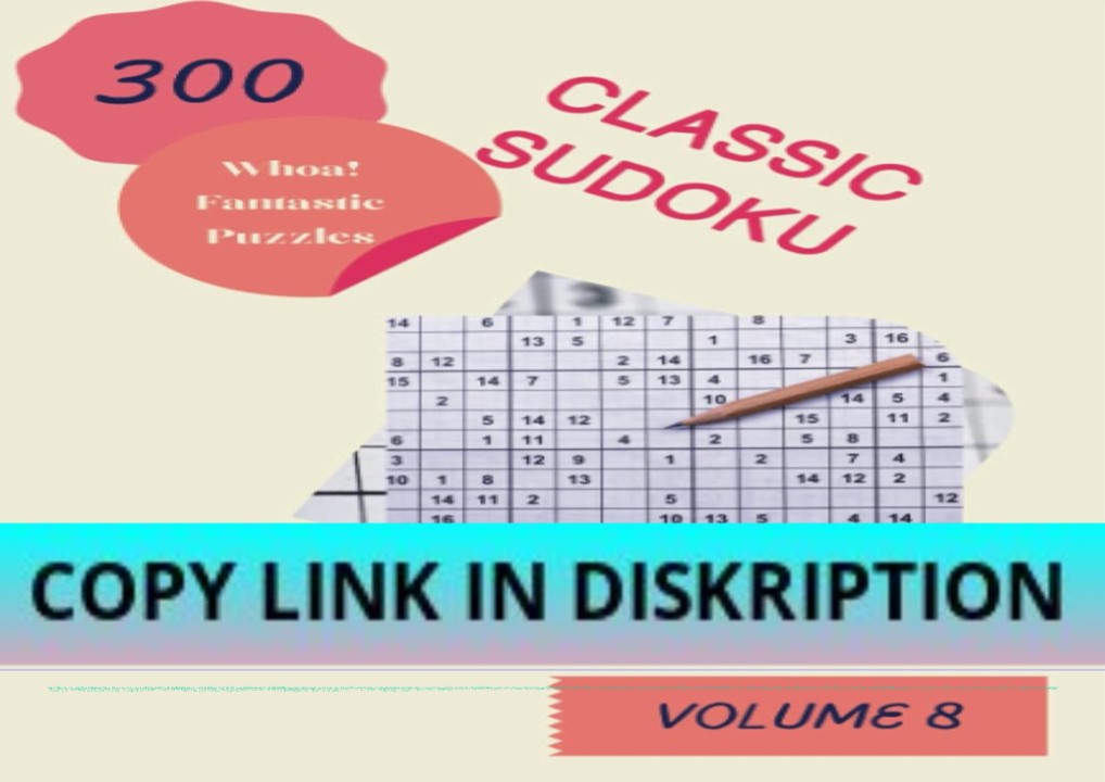 PPT – PDF DOWNLOAD Whoa! 300 Fantastic Classic Sudoku Puzzles Volume 8 ...