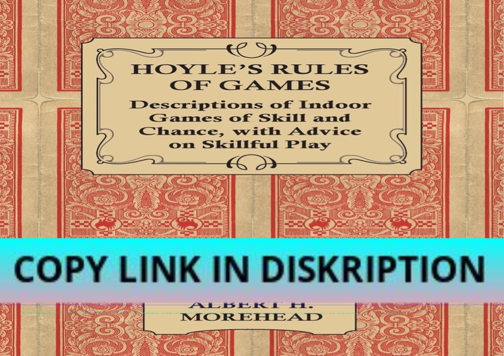 PPT – READ[PDF] Hoyle's Rules of Games - Descriptions of Indoor Ga ...