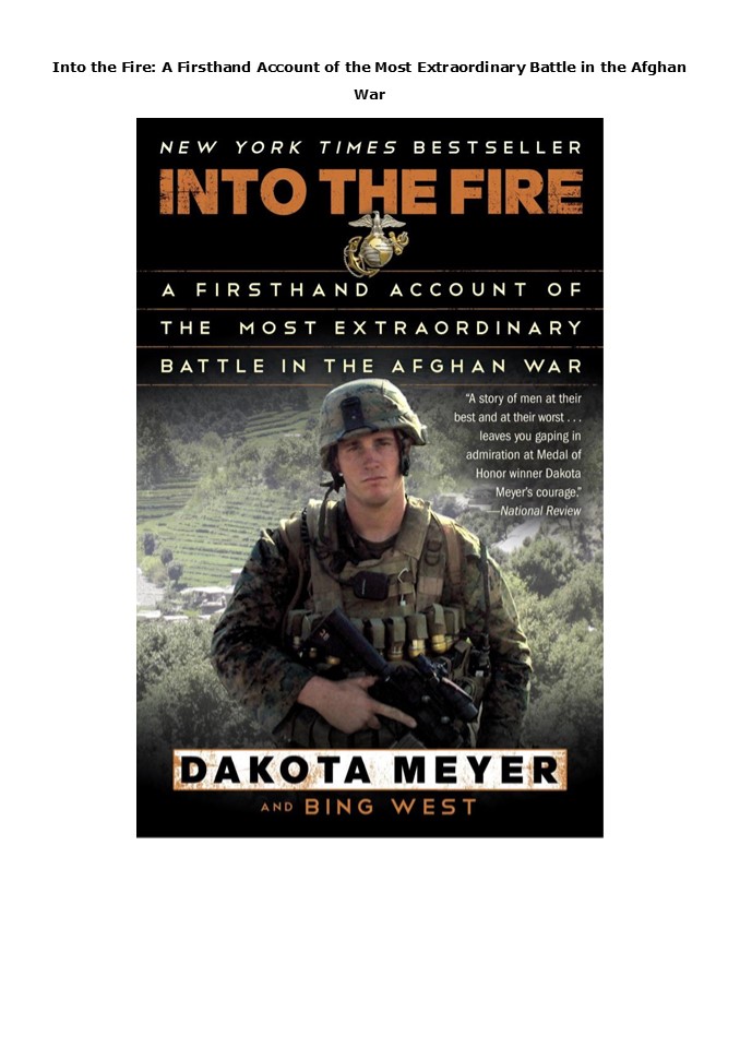 READ Into the Fire: A Firsthand Account of the Most Extraordinary ...