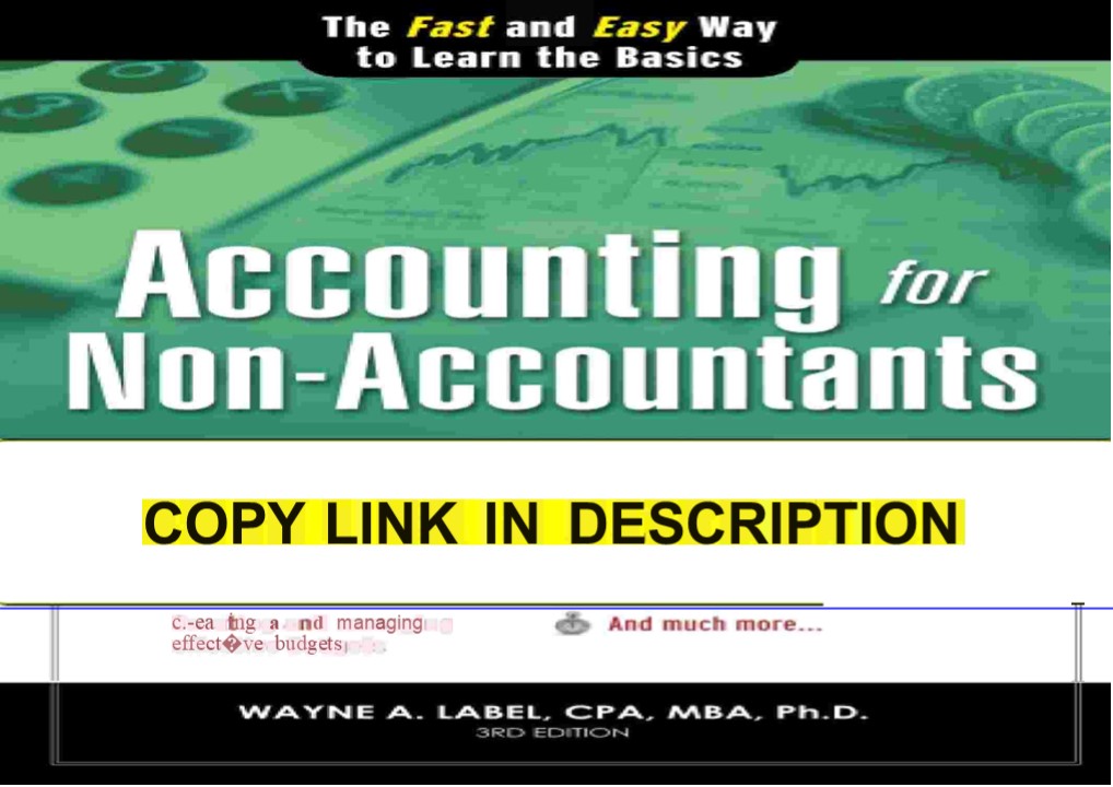 PPT – DOWNLOAD/PDF Accounting for Non-Accountants: Financial Accounting ...