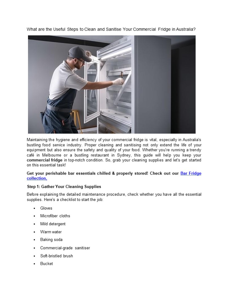 PPT – What are the Useful Steps to Clean and Sanitise Your Commercial ...