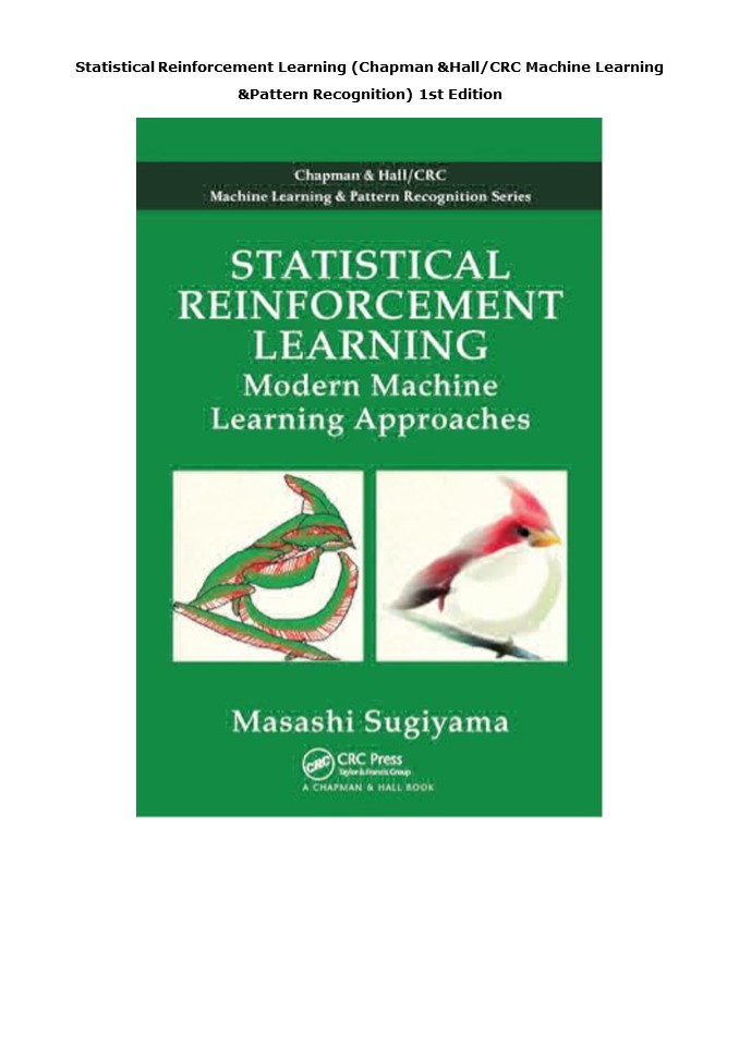 [DOWNLOAD]⚡️PDF ️ Statistical Reinforcement Learning (Chapman & Hall ...