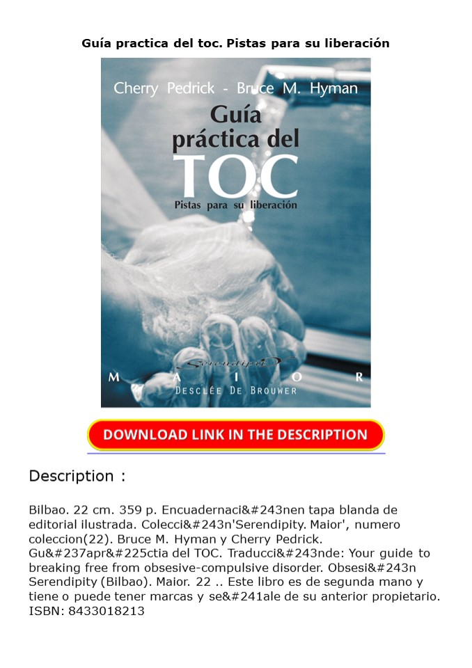 PDF Guía practica del toc. Pistas para su liberación presentation | free to download