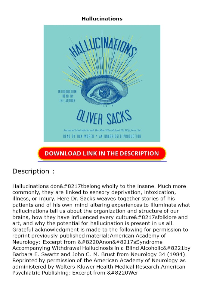 Download Hallucinations presentation | free to download