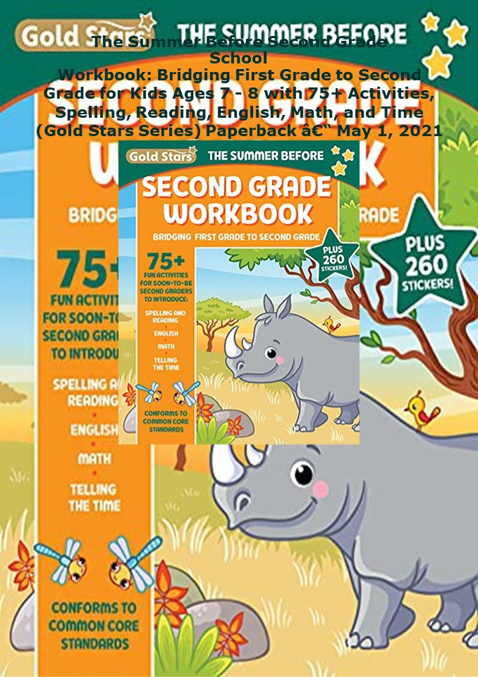 [READ] ️ The Summer Before Second Grade School Workbook: Bridging First ...