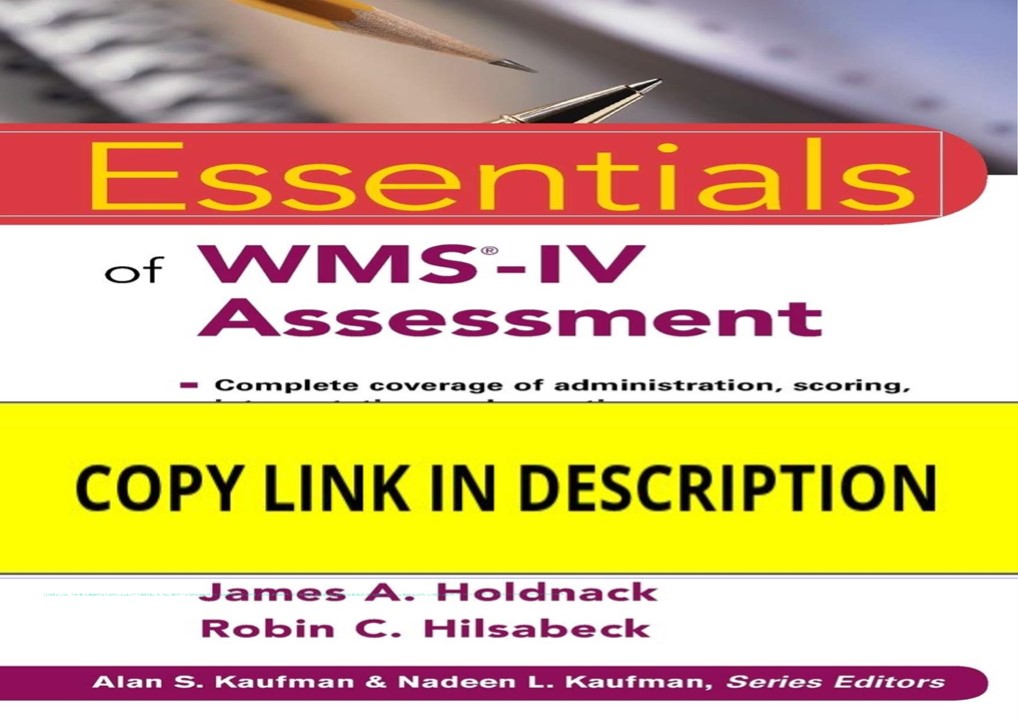 PPT – PDF Download Essentials of WMS-IV Assessment PowerPoint presentation | free to download ...
