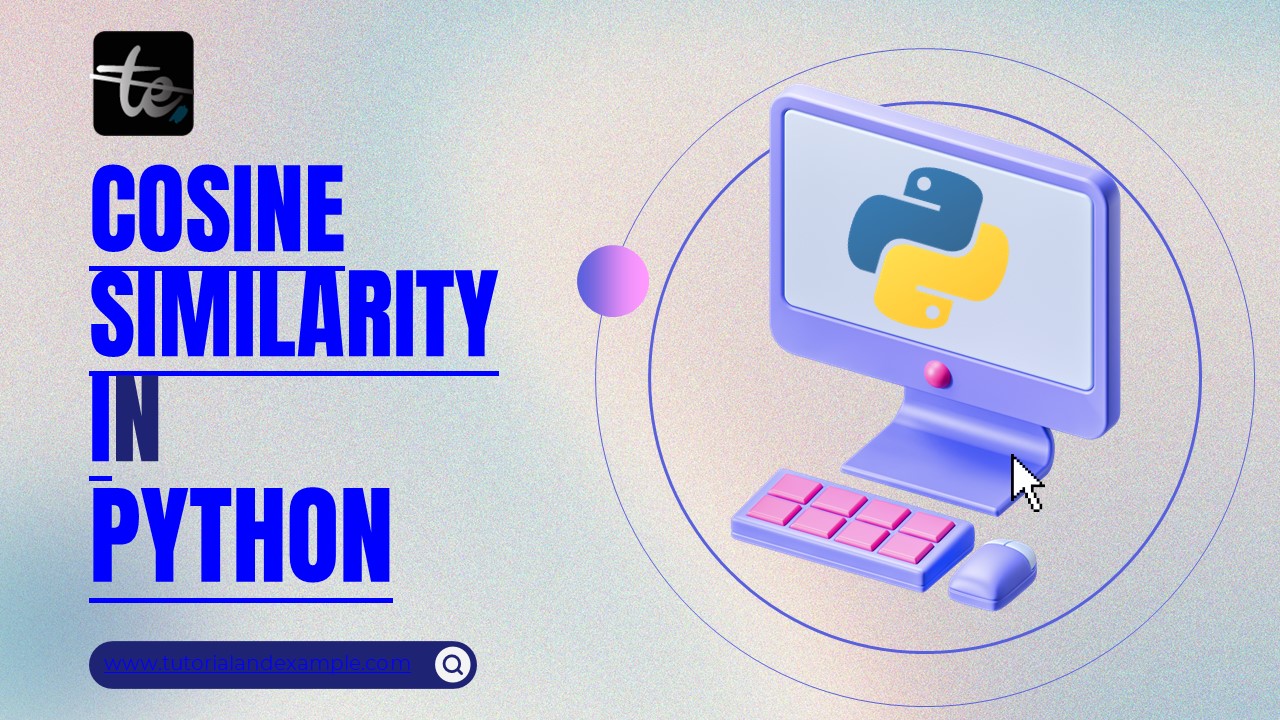 Cosine Similarity in Python - TAE presentation | free to download