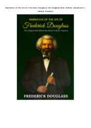 PPT – PDF Narrative of the Life of Frederick Douglass PowerPoint ...