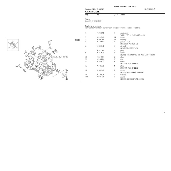 SAME iron 175 hi-line dcr Tier 3 Tractor Parts Catalogue Manual Instant Download presentation ...