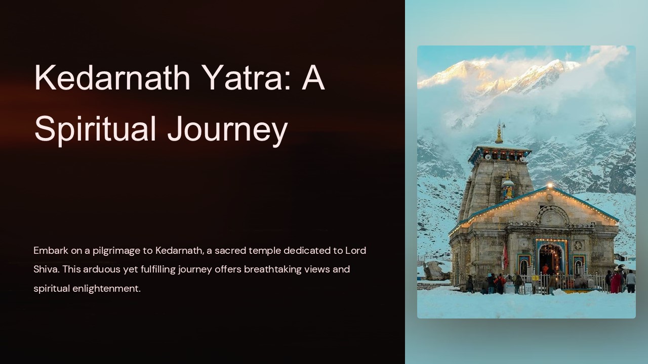 PPT – Kedarnath Yatra: A Spiritual Journey to the Abode of Lord Shiva (1) PowerPoint ...