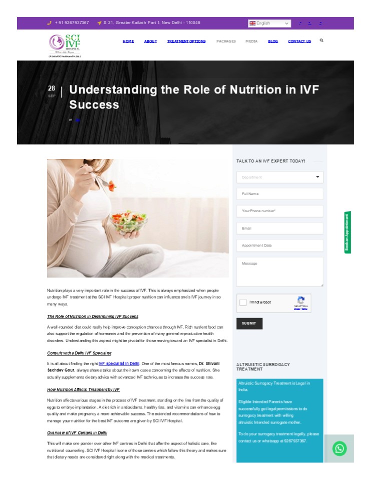 Understanding the Role of Nutrition in IVF Success presentation | free ...