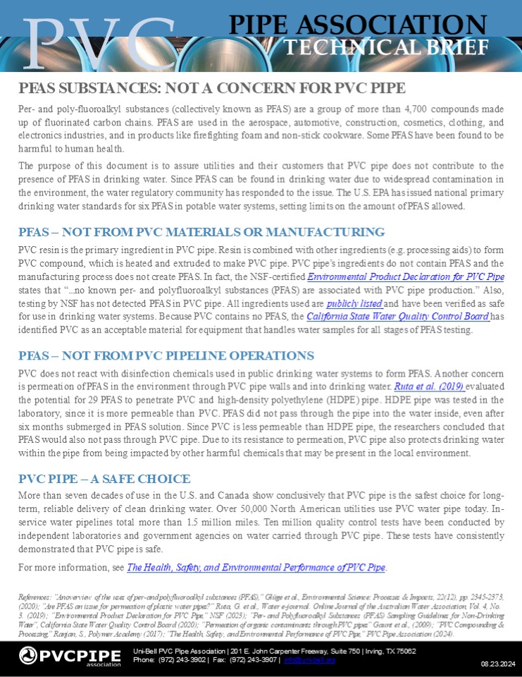 PPT – PFAS Substances: Not a Concern for PVC Pipe PowerPoint presentation | free to download ...