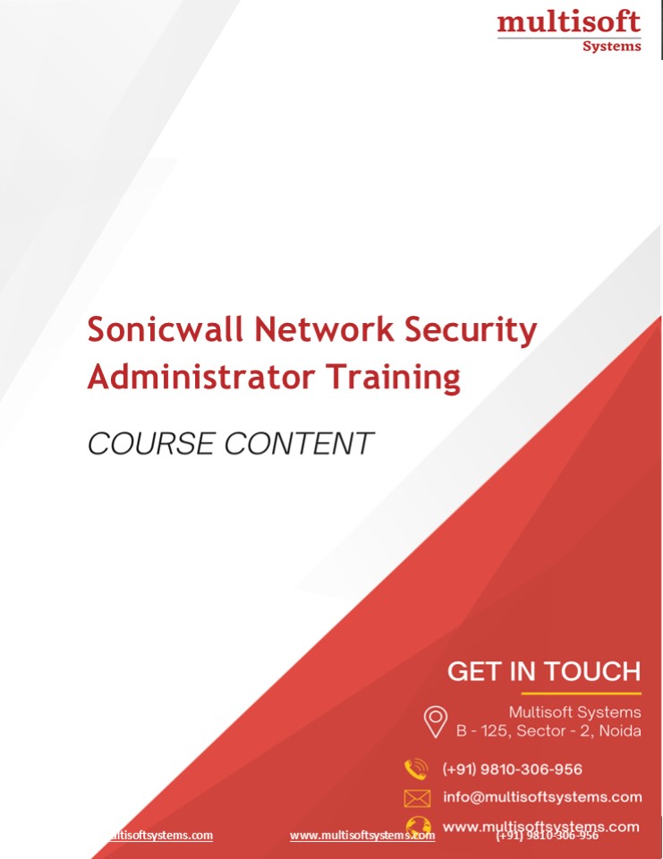 Sonicwall Network Security Administrator Training Online presentation | free to download