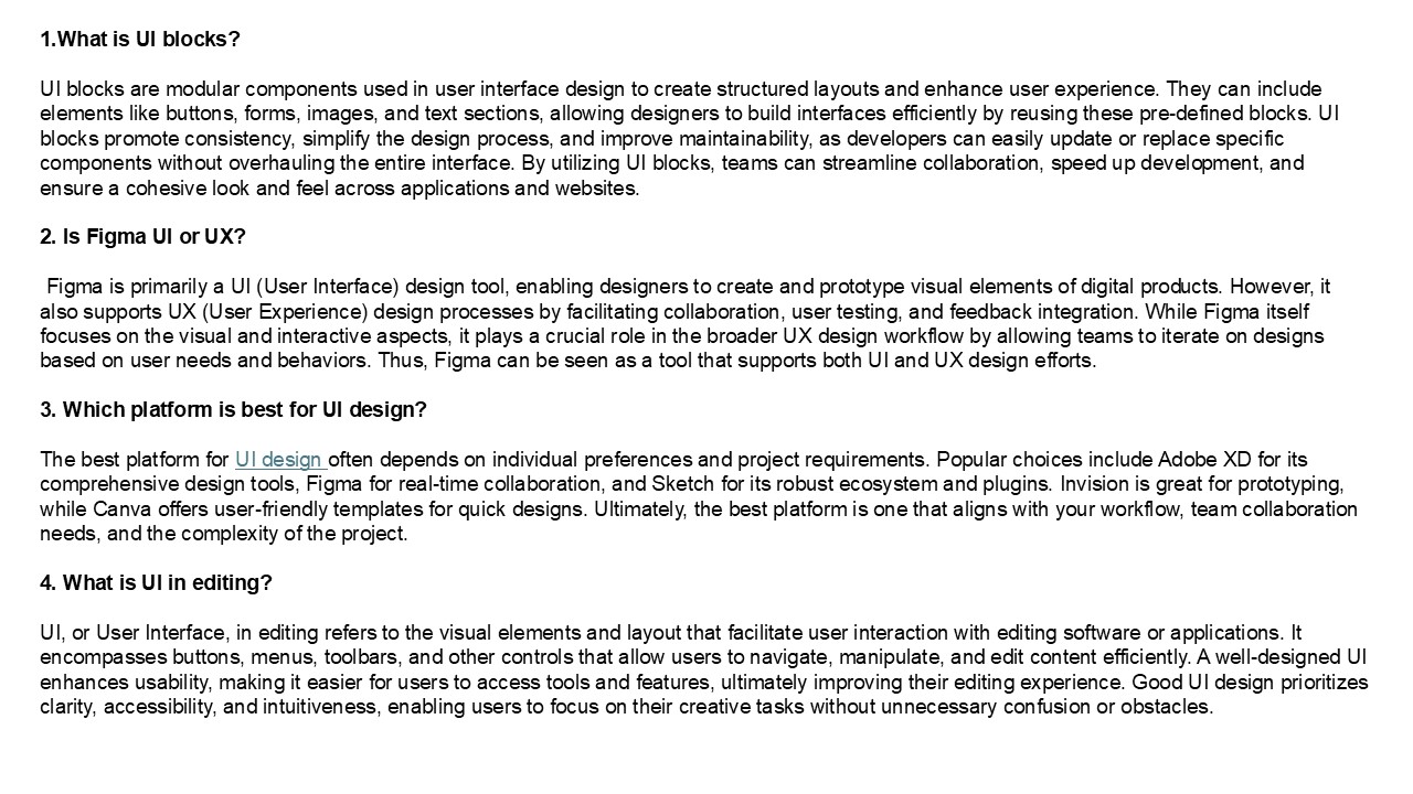 PPT – Essential UI Components: Enhancing User Interaction Through Design PowerPoint presentation ...