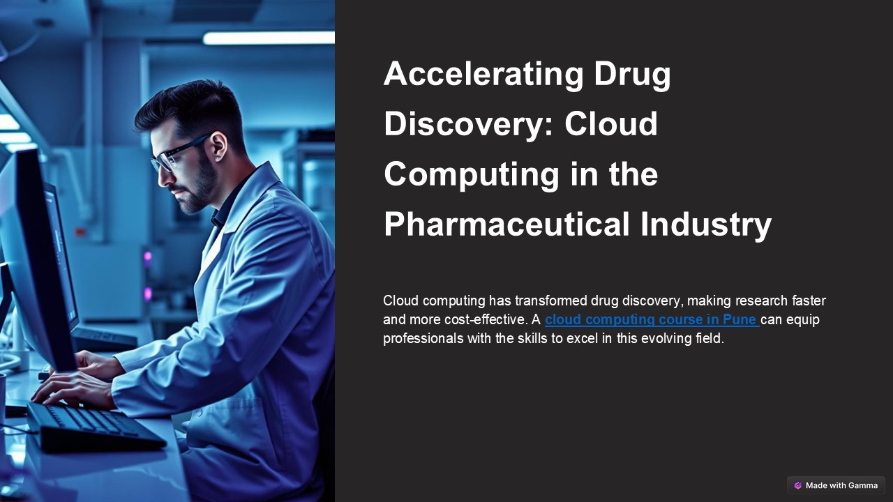 Accelerating Drug Discovery: Cloud Computing in the Pharmaceutical ...
