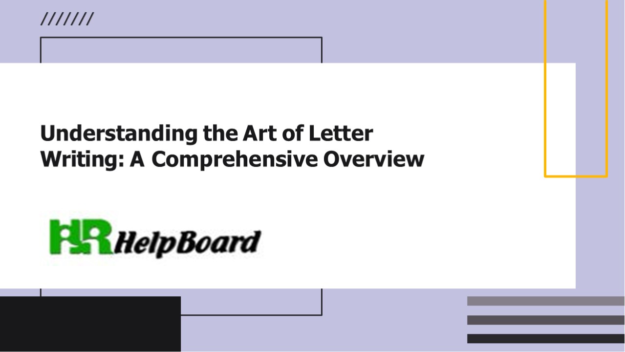 Types of Letter Writing presentation | free to download