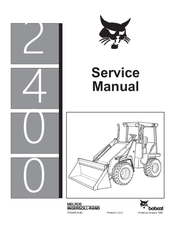 BOBCAT 2400 WHEEL LOADER Service Repair Manual Instant Download ...