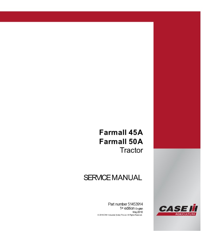 PPT – CASE IH Farmall 45A, Farmall 50A Tractor Service Repair Manual ...