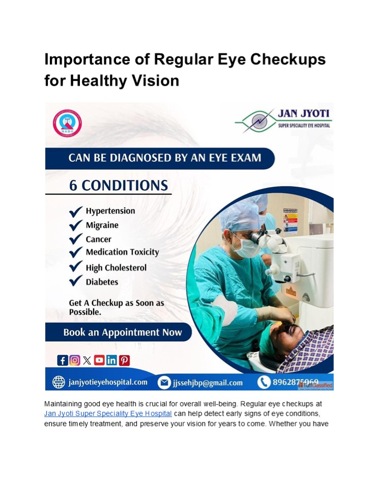 Importance of Regular Eye Checkups for Healthy Vision presentation ...