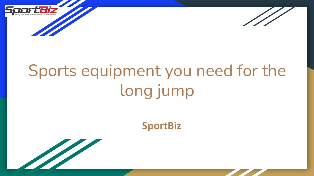 Sports equipment you need for the long jump presentation | free to download