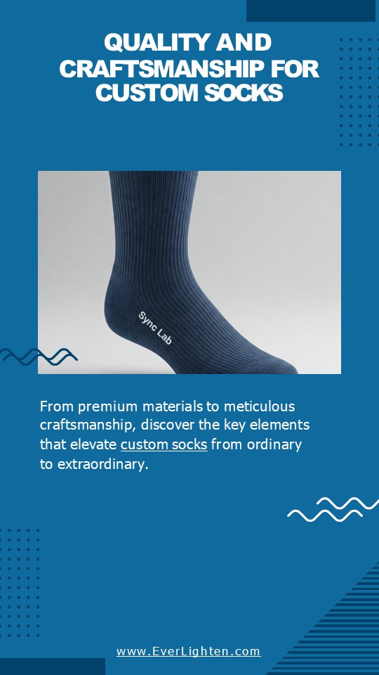 Quality and Craftsmanship for Custom Socks presentation | free to download