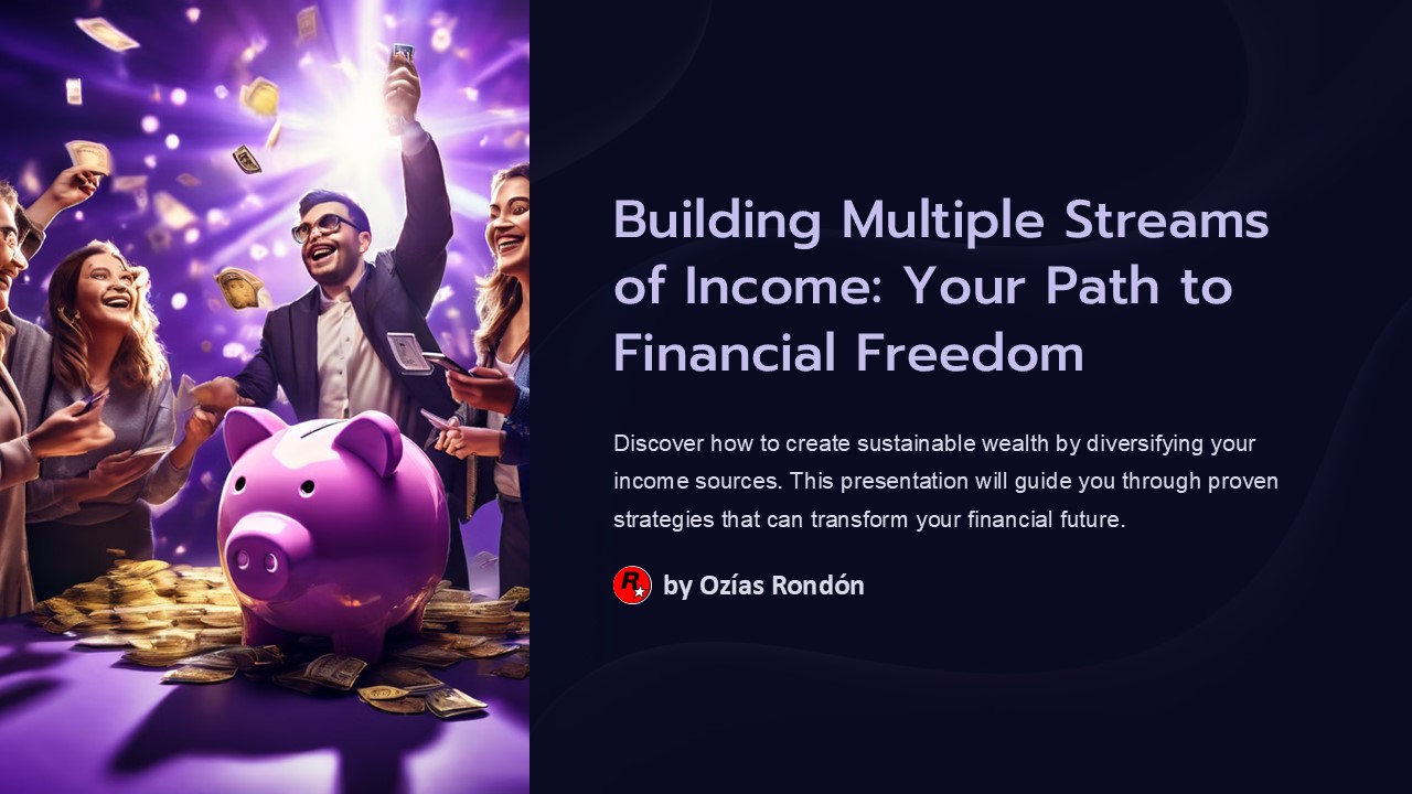 PPT – How to Build Multiple Streams of Income PowerPoint presentation | free to download - id ...
