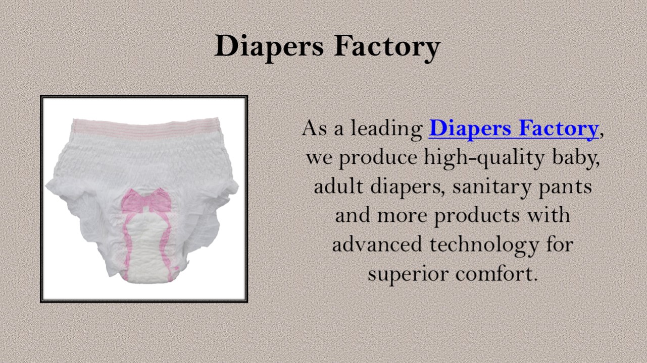 Diapers Factory presentation | free to download