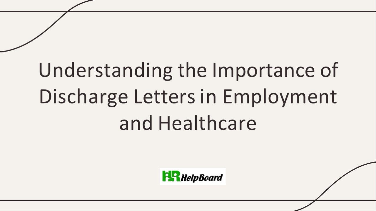 PPT – Discharge letter sample , Sample format of discharge letter ...
