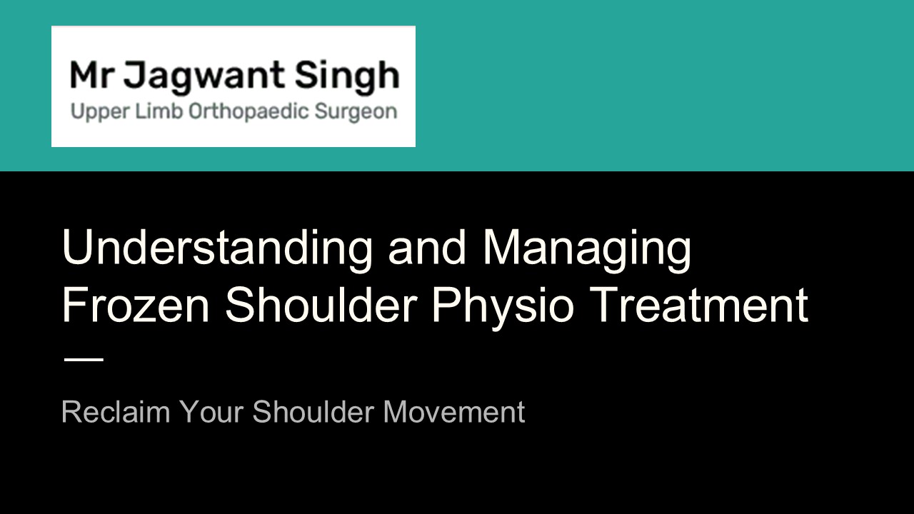 Frozen Shoulder Physio Treatment presentation | free to download