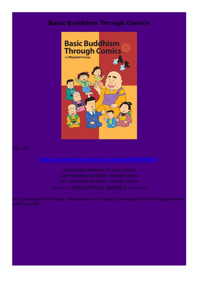 PPT – PDF READ Basic Buddhism Through Comics PowerPoint presentation ...