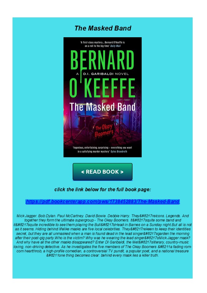 PDF The Masked Band presentation | free to download