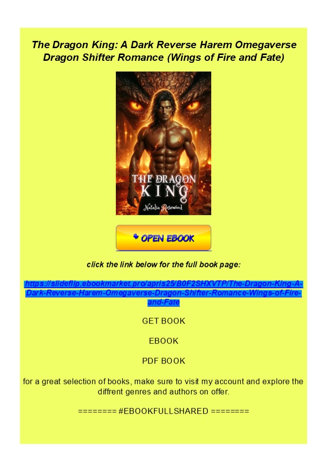 READ_ The Dragon King: A Dark Reverse Harem Omegaverse Dragon Shifter ...