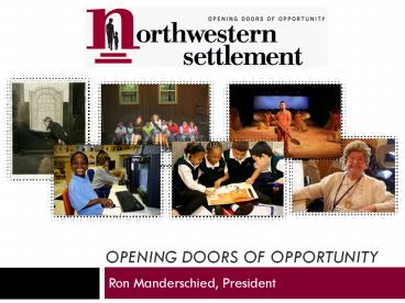 PPT – Northwestern University Settlement - Settlement Programs ...