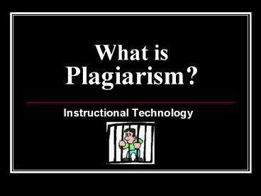 Plagiarism Lecture presentation | free to download