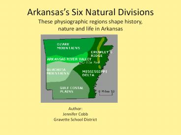 Arkansas Regions presentation | free to view