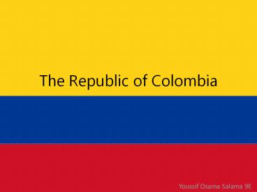 Colombia 101 presentation | free to download