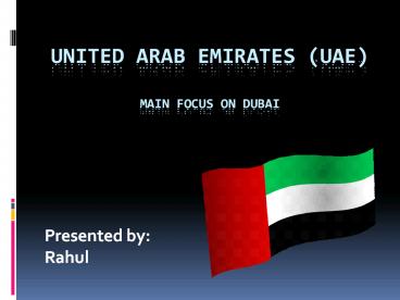 uae presentation | free to view