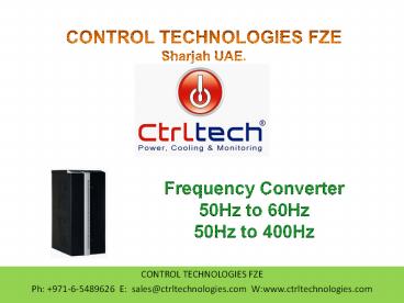 Frequency Converter. presentation | free to view